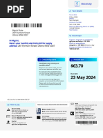 Origin Energy Electricity Bill Summary | PDF | Cost Of Living | Payments