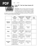 Dream Vacation | PDF