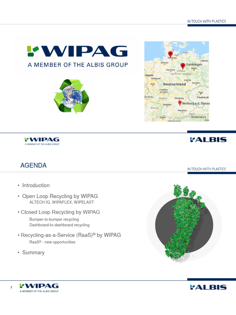 Presentation - WIPAG Closed Loop Open Loop Recycling - 2019 | PDF ...