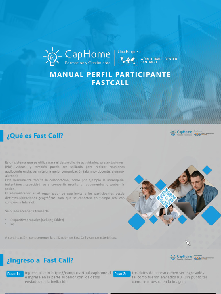 Manual Participante FastCall V4 | PDF | Chat en linea | Software