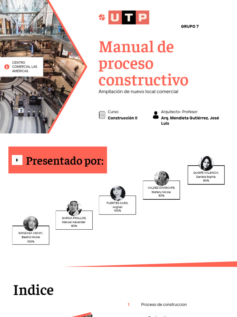 GRUPO 7 - Manual de Proceso Constructivo | PDF | Fundación (Ingeniería) | Hormigón