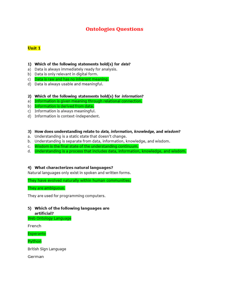 Ontologies and The Semantic Web Ain Shams University | PDF | Resource Description Framework ...