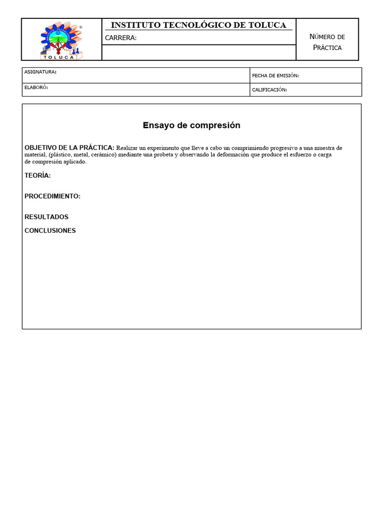Formato de Practica Compresión | PDF | Tecnología