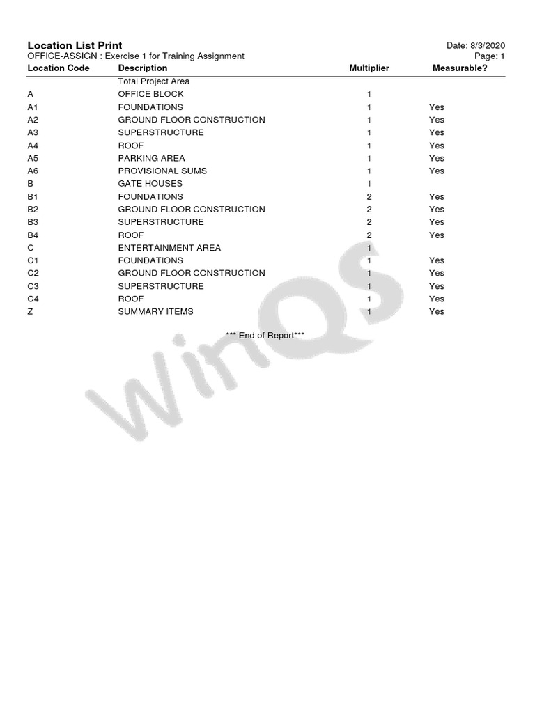 2-WinQS Assignment Annex C | PDF