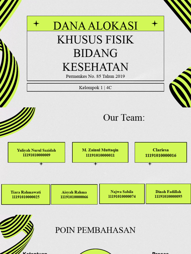 4C - Kelompok 1 - DAK Fisik Bidang Kesehatan | PDF | Pengelolaan ...