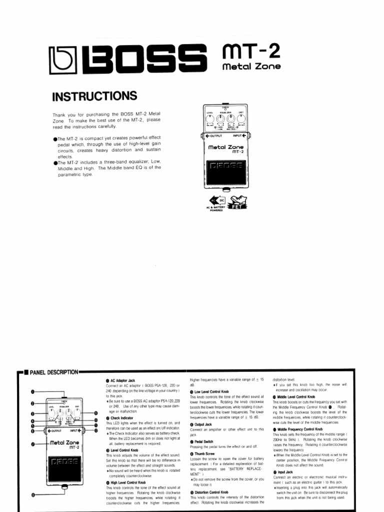 Metal Zone 2 | PDF