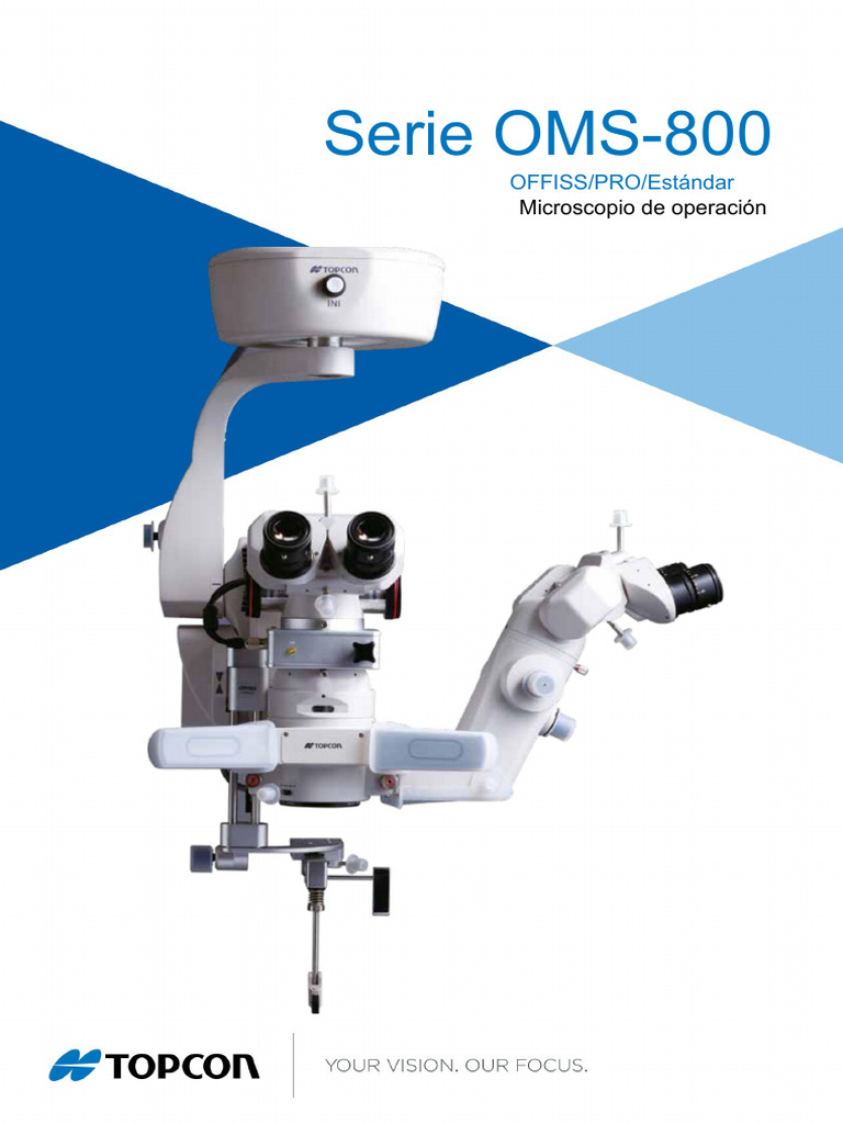 Catalogo OMS-800-Series Topcon | PDF | Óptica | Cirugía