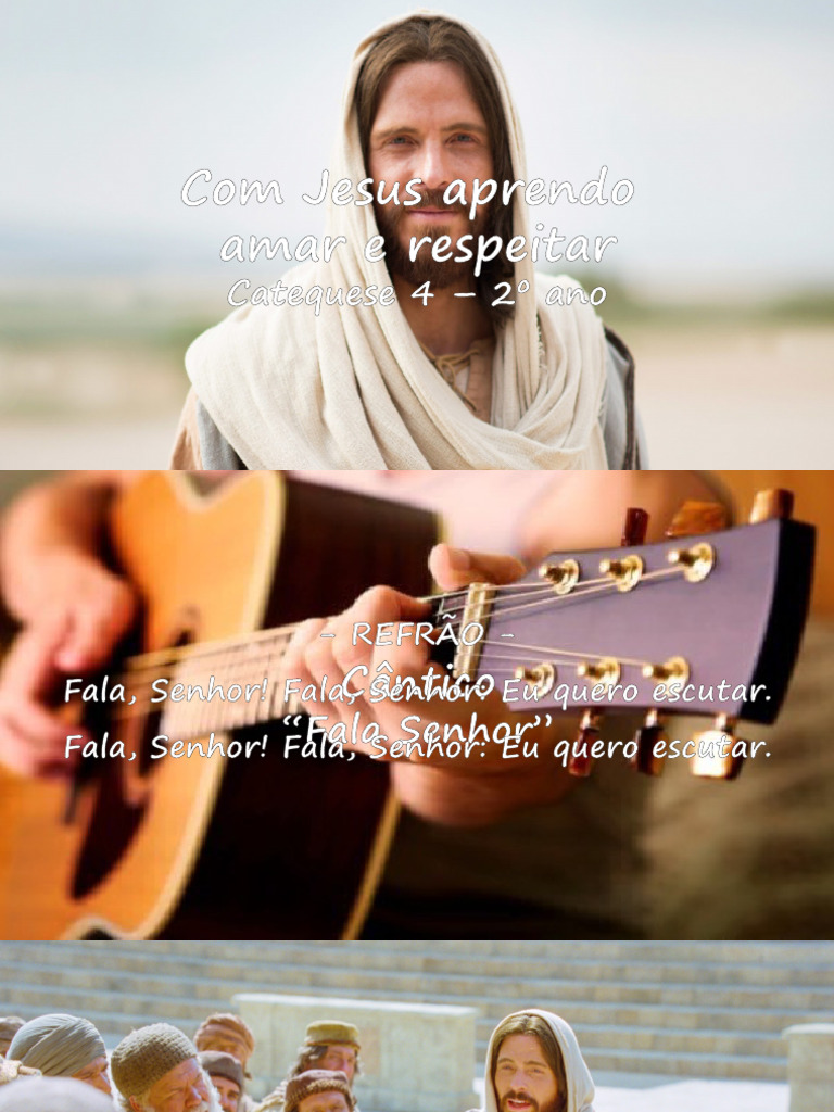 Catequese 4_Com Jesus aprendo a amar e a respeitar | PDF | Jesus