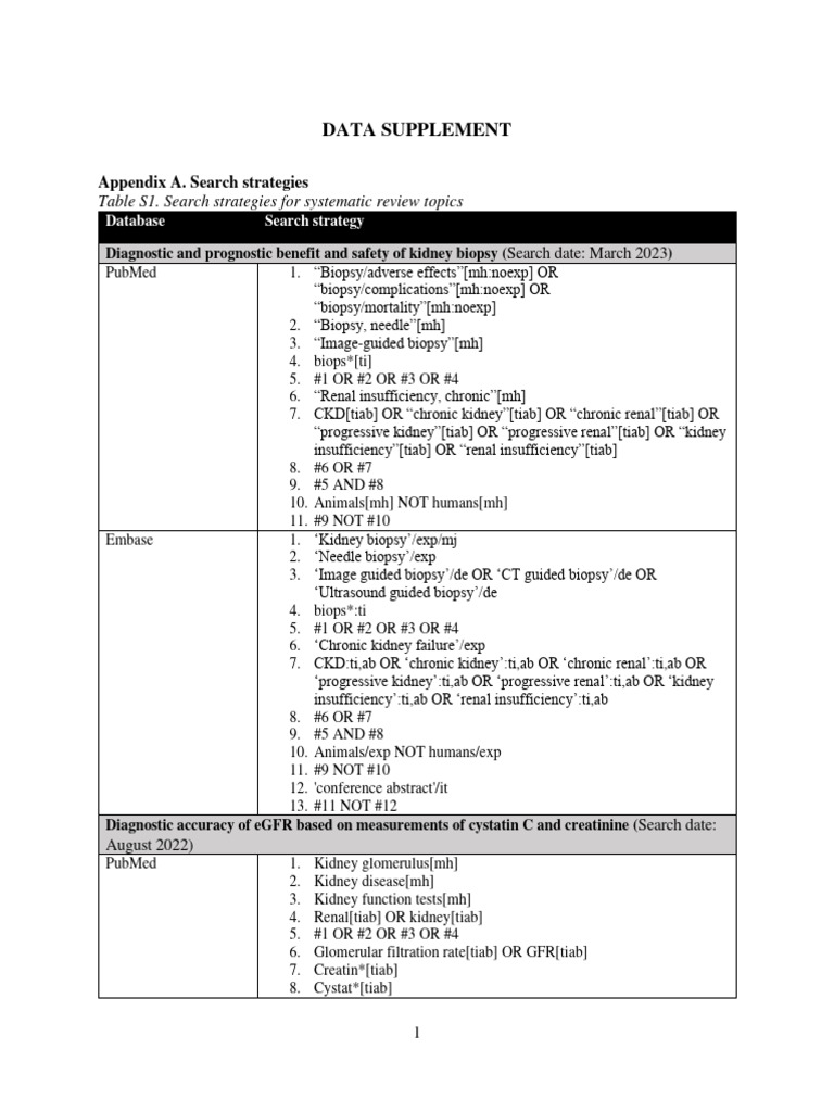 KDIGO-2024-CKD-Guideline-Data-Supplement | PDF | Receiver Operating Characteristic | Infants
