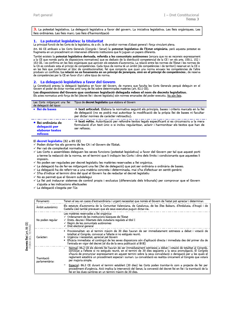 003 I DretConstitucional Tema03 | PDF