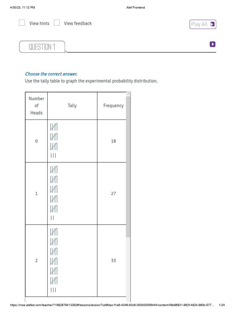 Experimental Probability Distribution Guide | PDF | Probability Theory | Statistical Theory