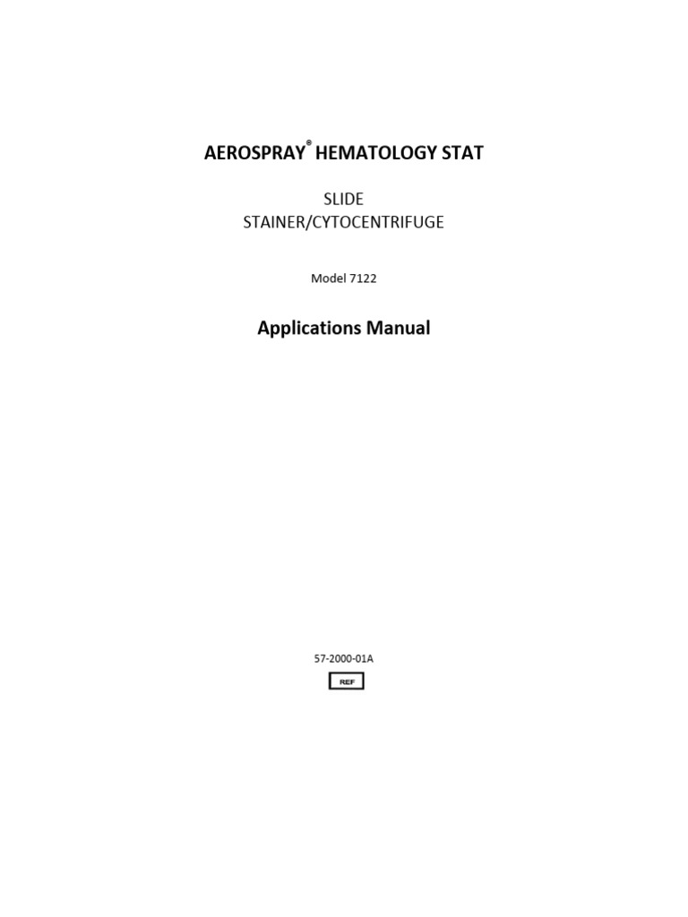 English Aerospray Stat (7122) Applications Manual 57-2000-01A | PDF ...