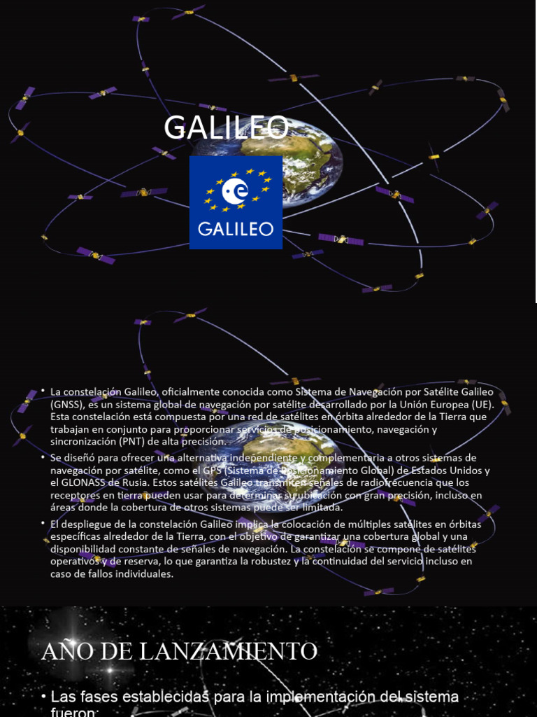 GALILEO | PDF | Sistema de Posicionamiento Global | Satélite