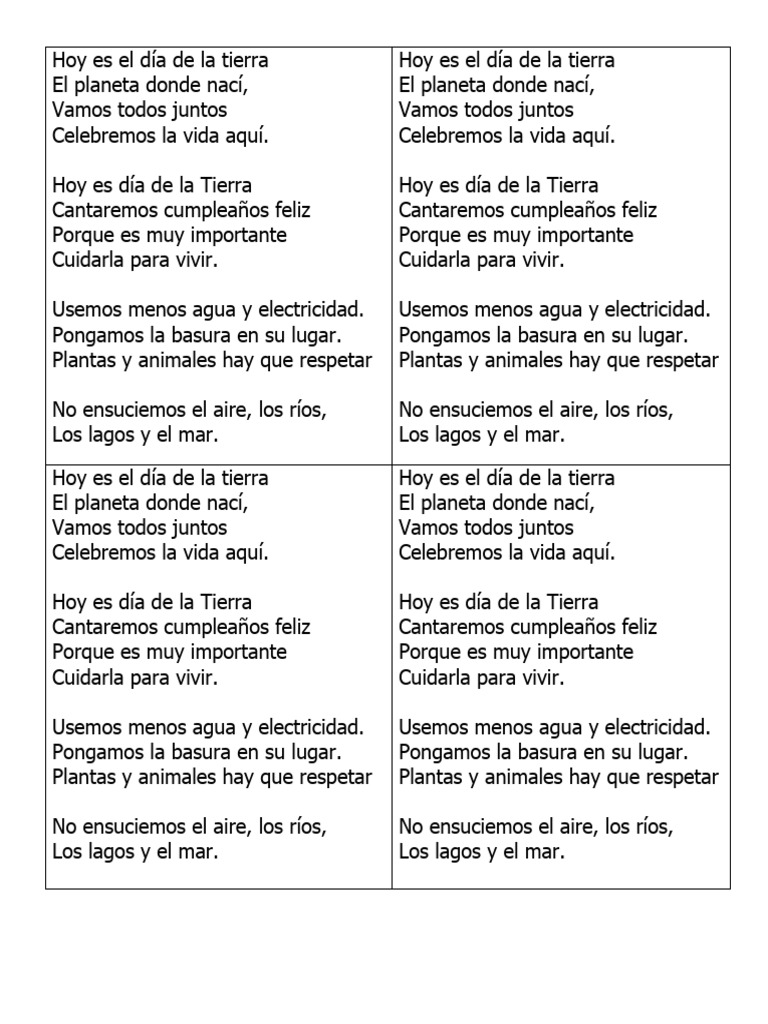 Hoy Es El Día de La Tierra | PDF | Hogar, jardinería y bricolaje