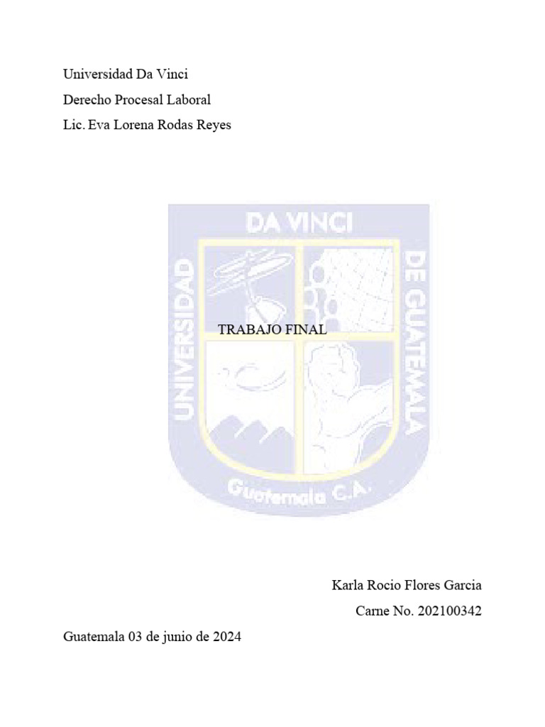 Trabajo Final Laboral | PDF