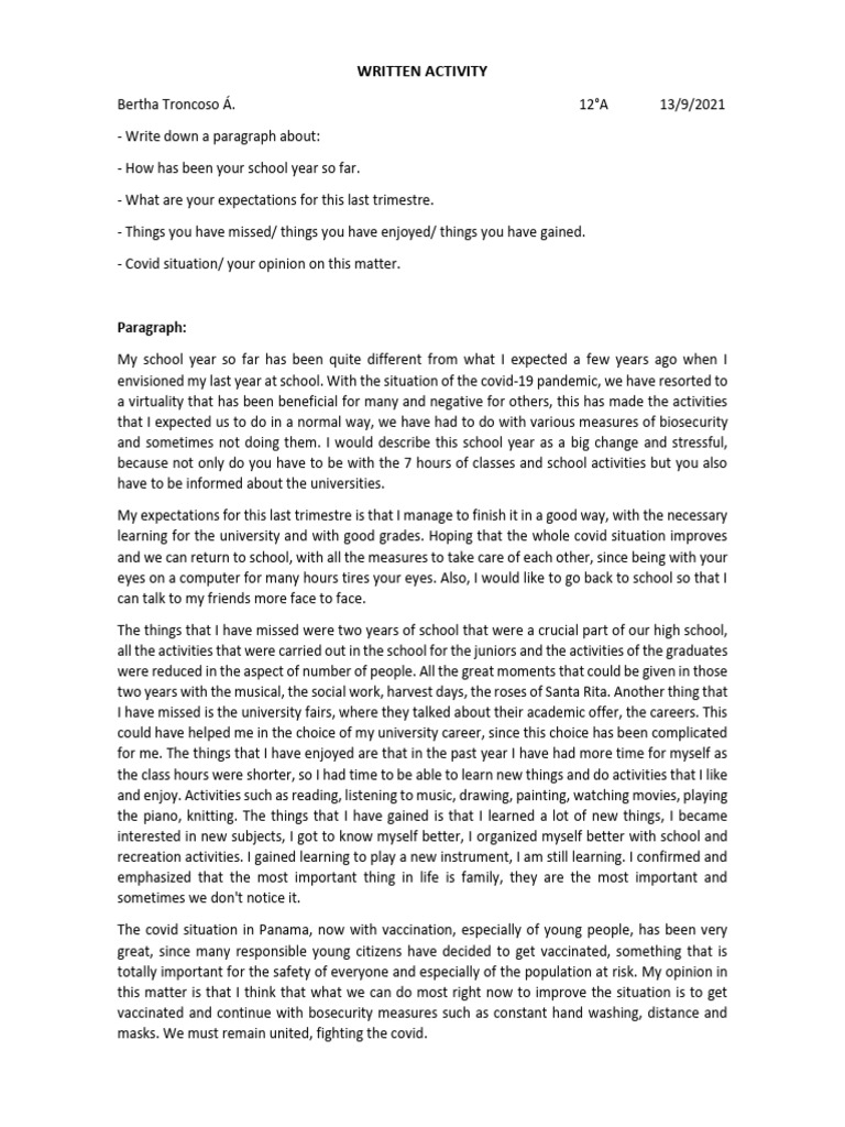 Reflections on a Pandemic School Year | PDF
