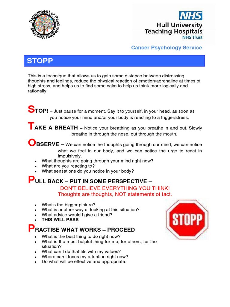 Ohc Stopp | PDF | Self-Improvement | Lifestyle