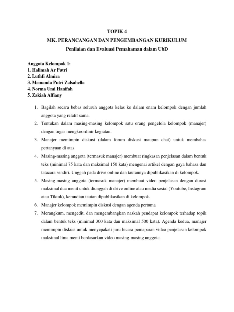 T4.3 Ruang Kolaborasi PPK - Kelompok 1 | PDF