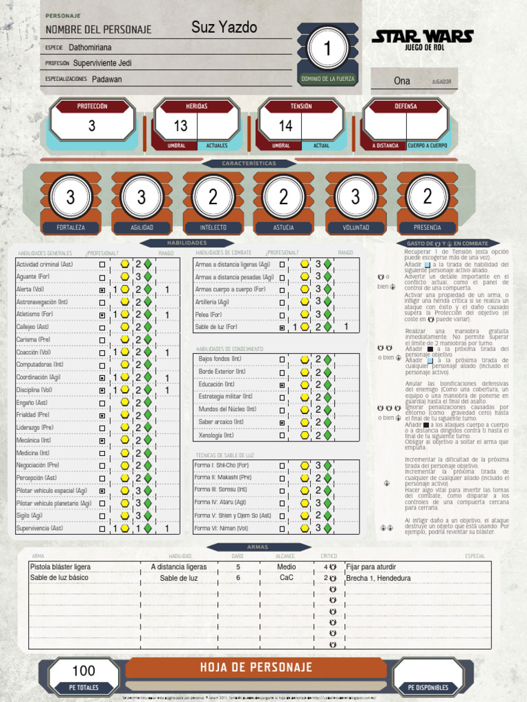 Suz Yazdo: Star Wars | PDF