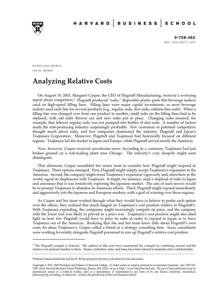 Analyzing Relative Costs | PDF | Cost Of Living | Anheuser Busch