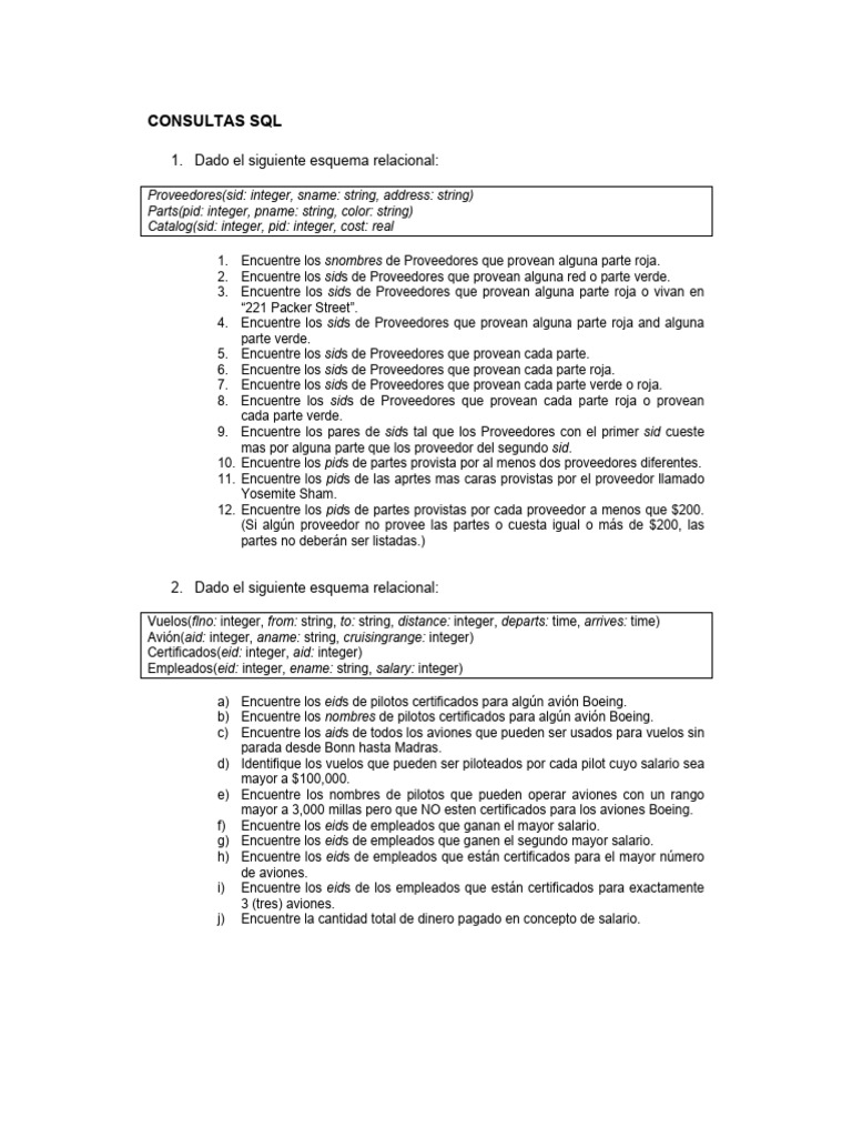 Guia TP SQL | PDF | Informática