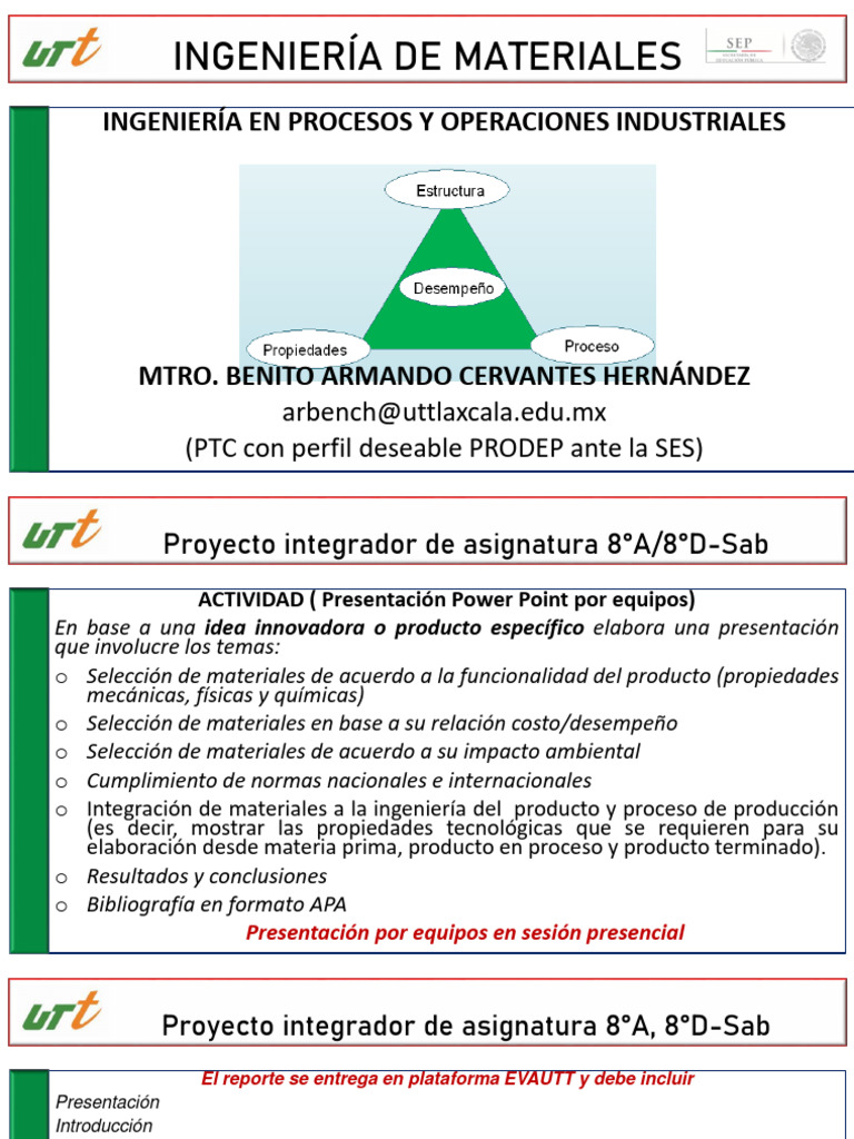 Proyecto de Asignatura Cuarto Parcial | PDF | Ingeniería | Business