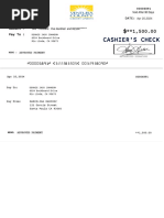 Wells Fargo Check Sample and Format | PDF