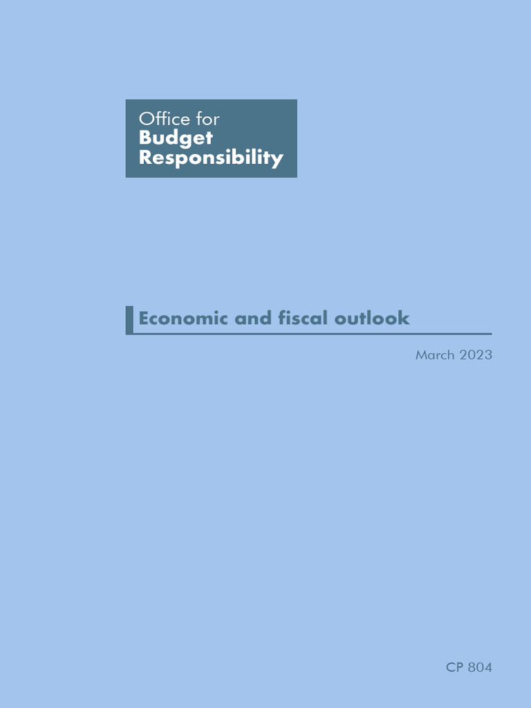 OBR EFO March 2023 Web Accessible | PDF | Economies | Macroeconomics