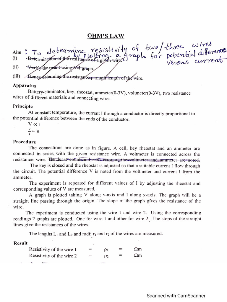 Physics Practicals | PDF