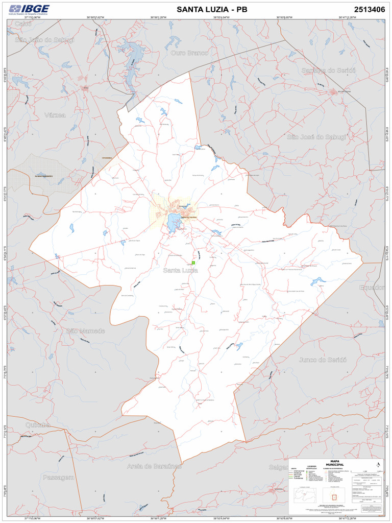 Mapa de Santa Luzia | PDF