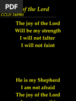 The Joy - Lyrics | PDF