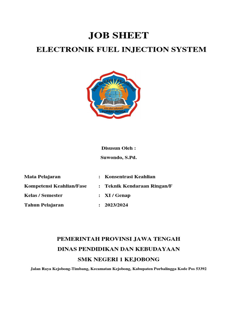 Sensor Sensor Pada Mesin Mobil EFI Dan Fungsinya | PDF