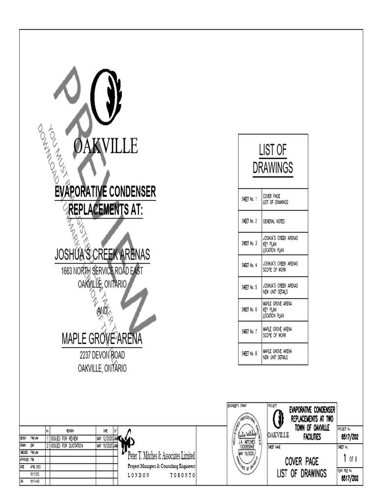 RFT-26-2020, Drawings | PDF