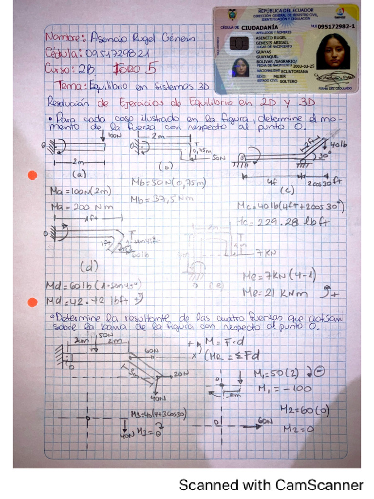 Foro 5 Estatica | PDF