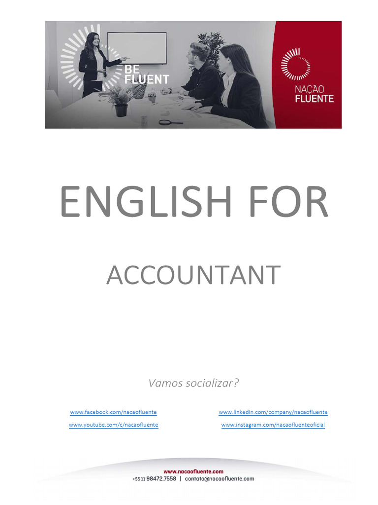 003-Accountant Frases em Inglês | PDF | Fluxo de caixa | Contabilidade