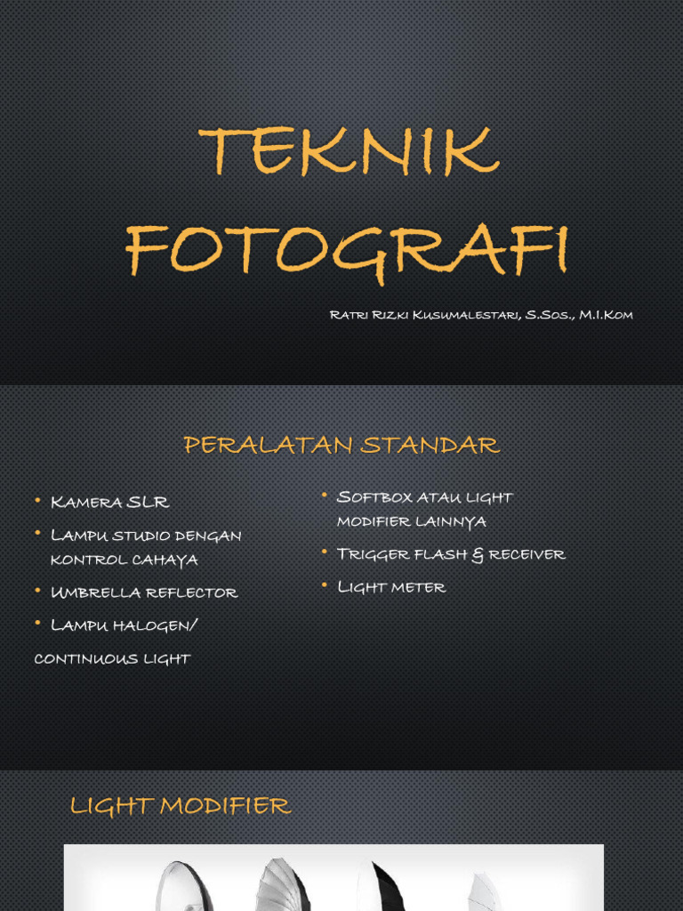 Teknik Pencahayaan untuk Fotografi Still Life | PDF