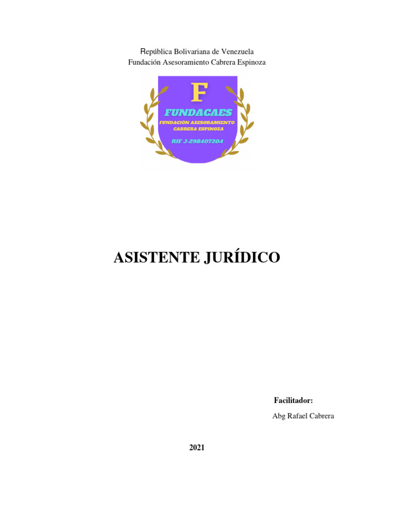 Asistente Juridico | Descargar gratis PDF | Cliente | Fuentes del derecho