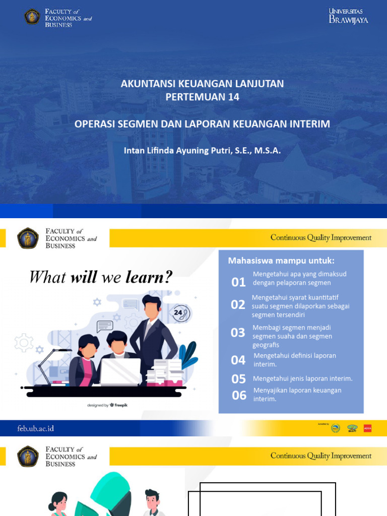 Laporan Segmen dan Interim Akuntansi | PDF