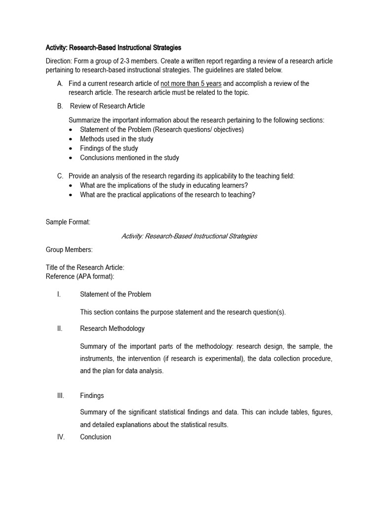 Educators' Guide to Research Reviews | PDF | Methodology | Scientific ...