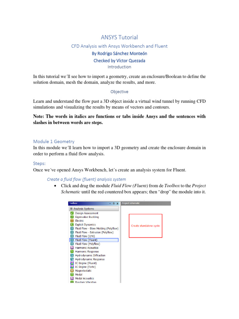 Ansys Tutorial For CFD - RSM 1st Edition | PDF | Computational Fluid ...