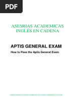Aptis General - Practice Test Answer Key Listening | PDF | Wellness