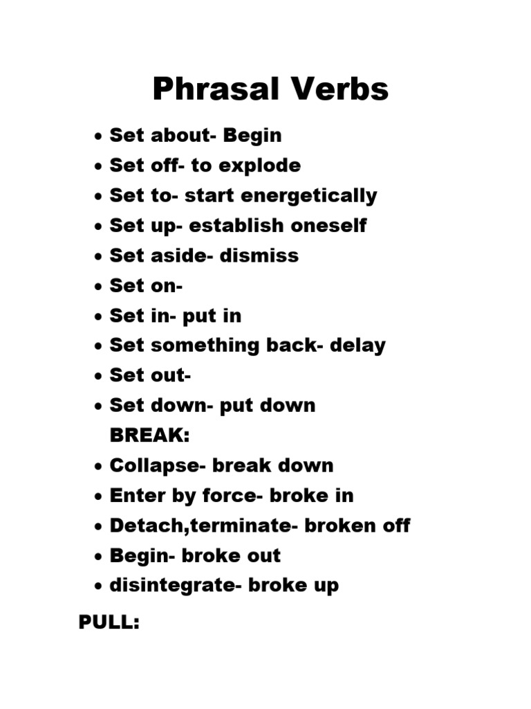 Understanding Phrasal Verbs in English | PDF | Adjective | Noun