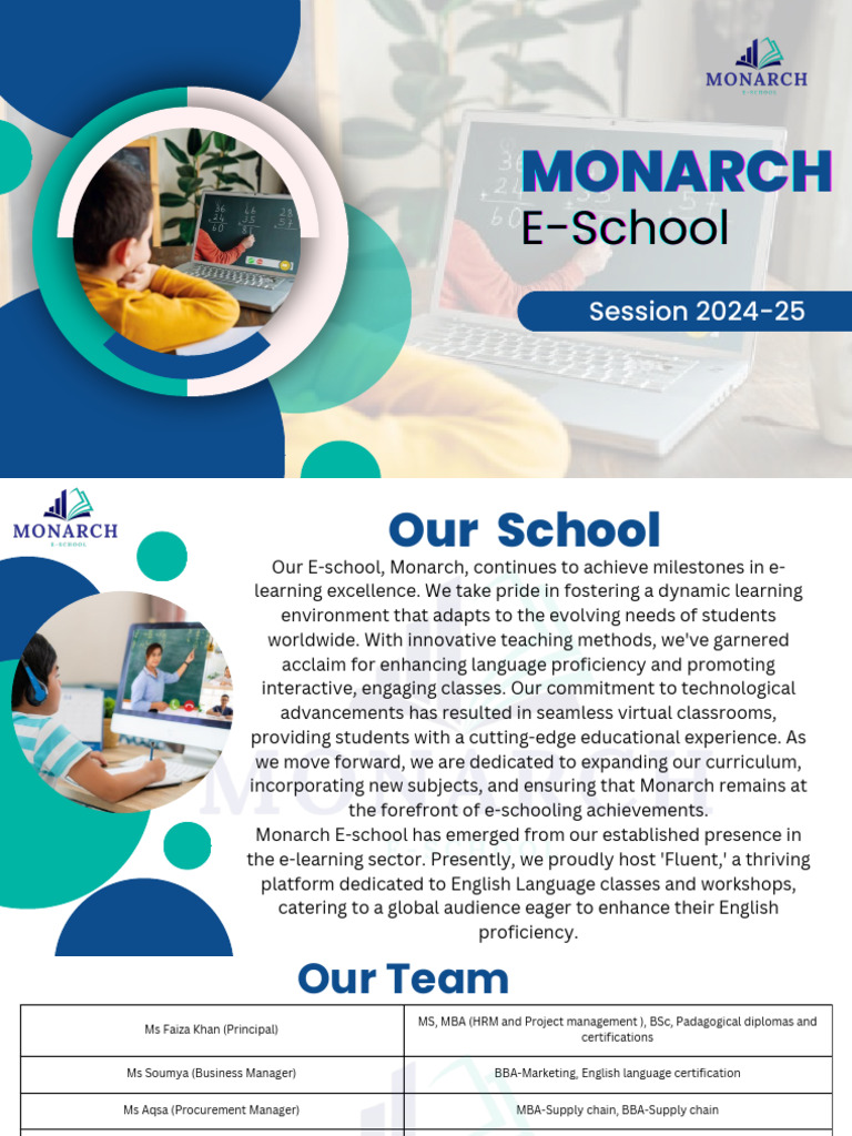 Monarch E-School Prospectus Session 2023-24-20231205 - 111330 - 0000 | PDF | Educational ...