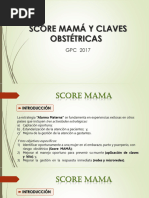 impr-SCORE MAMA - 2025 | PDF | Parto | El embarazo