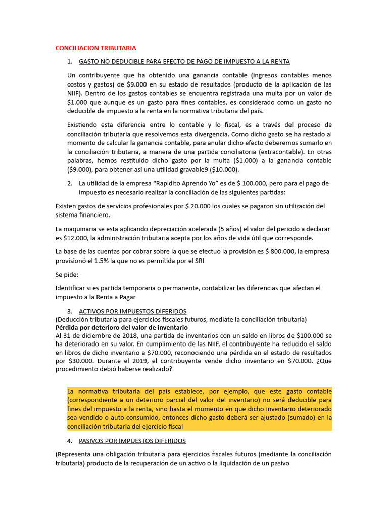 Nic 12 Ejerc en Clase | PDF | Contabilidad | Impuestos