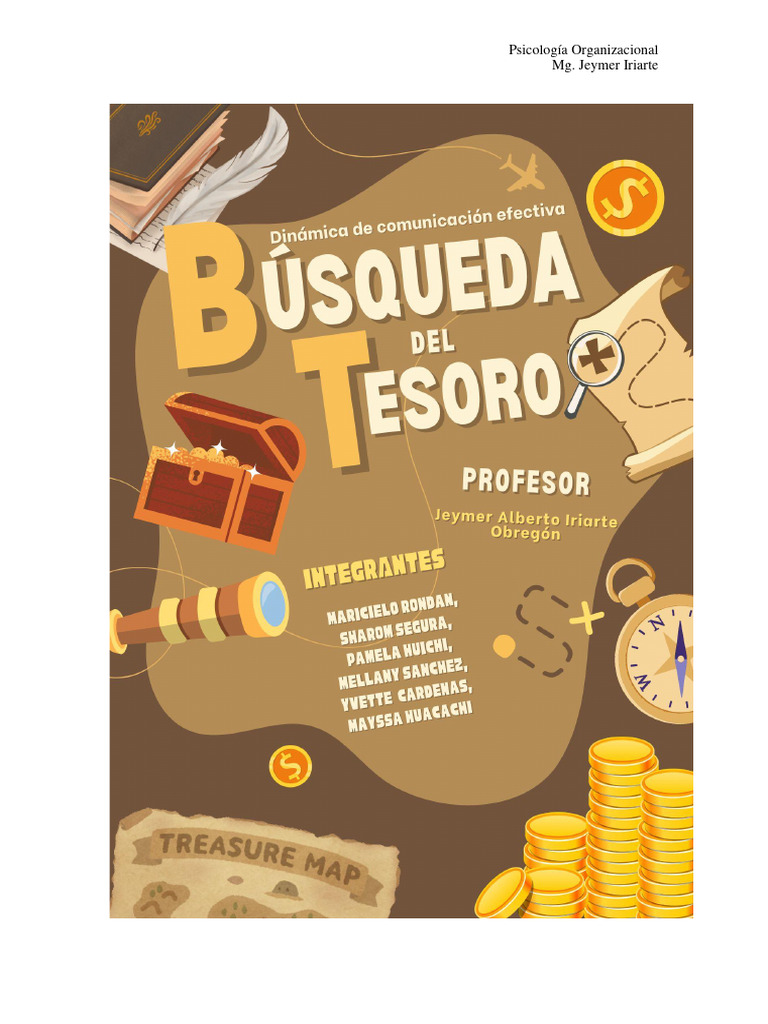 La Busqueda Del Tesoro - FICHA TECNICA | PDF