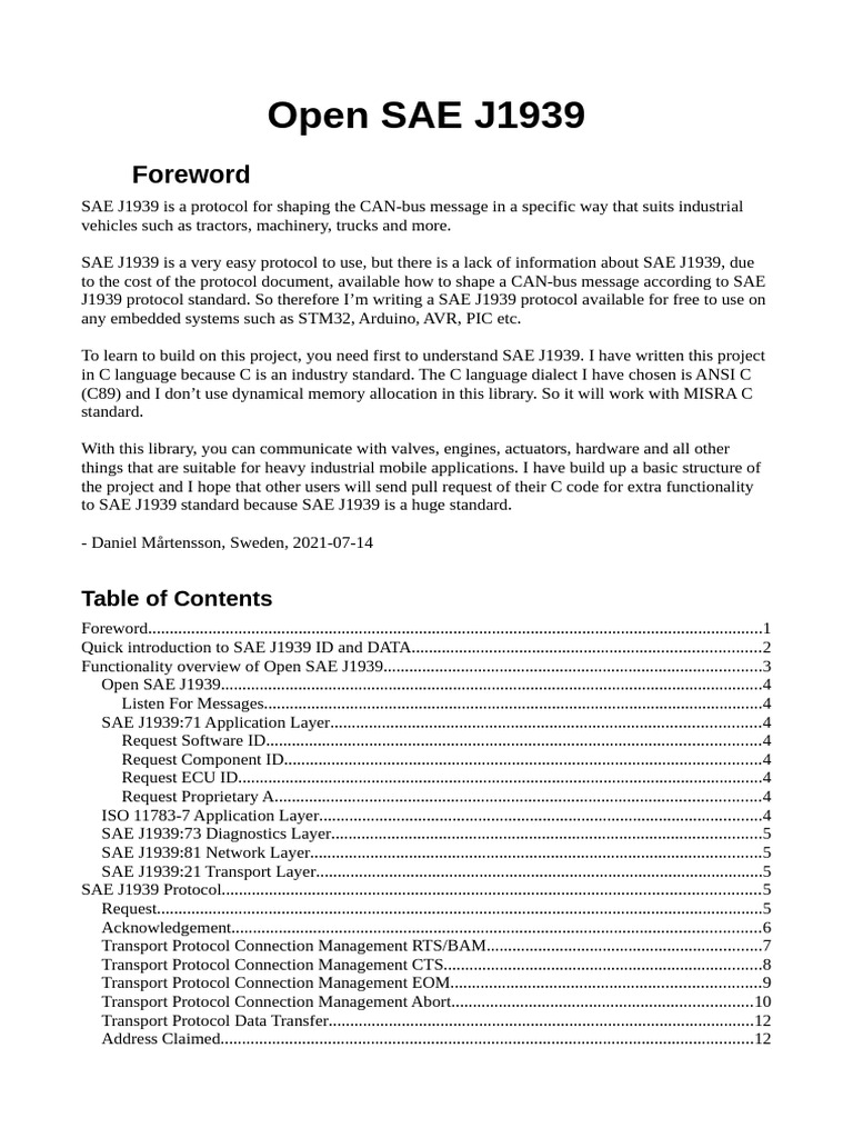 Open Sae J1939 Download Free Pdf Pointer Computer Programming C Programming Language