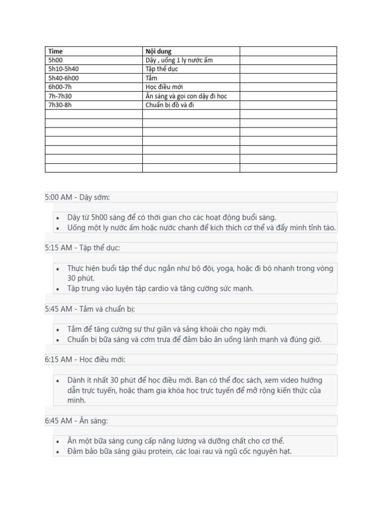 Daily routine | PDF