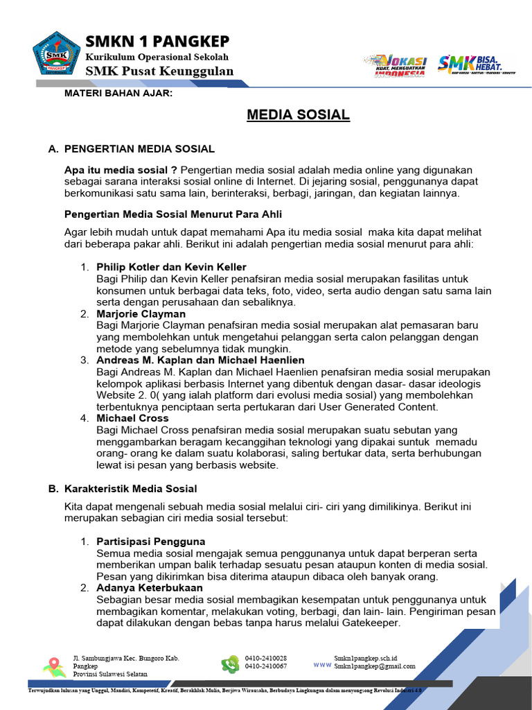 Modul - Materi Ajar | PDF