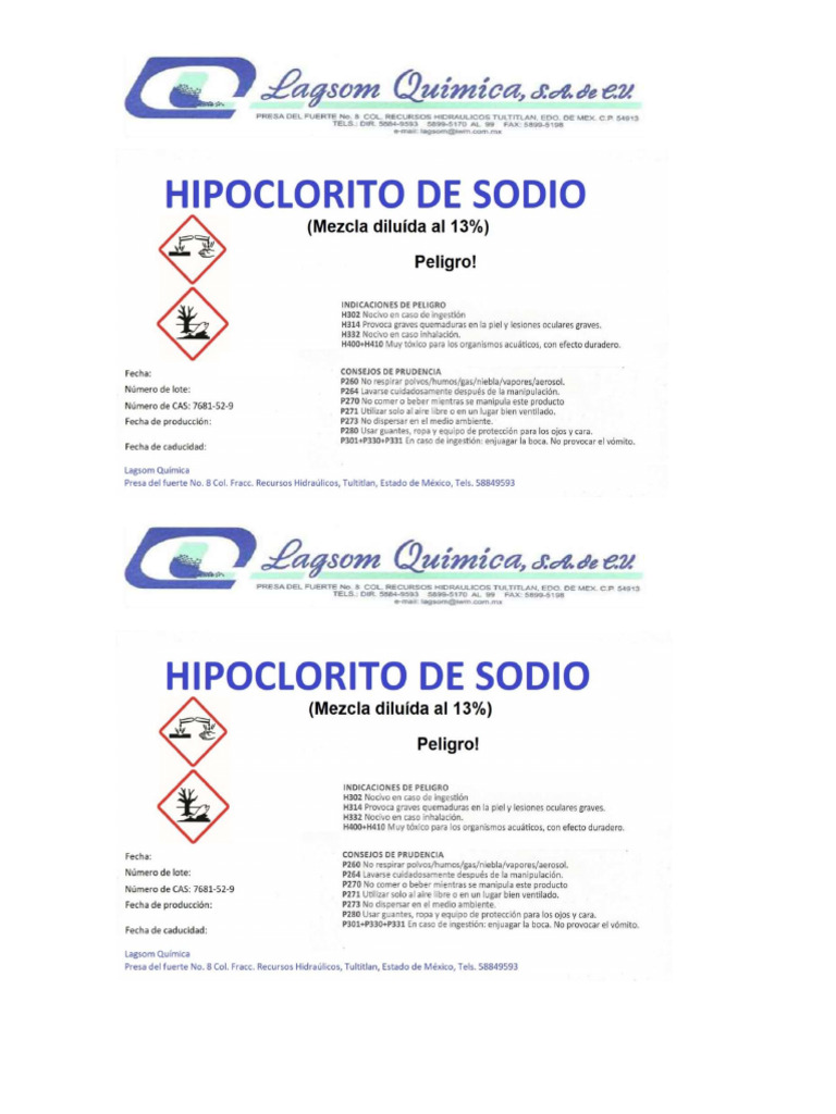 Etiqueta Hipo | PDF